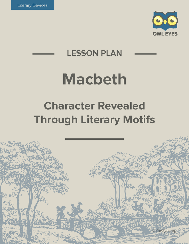 Macbeth Literary Devices Lesson Plan Owl Eyes